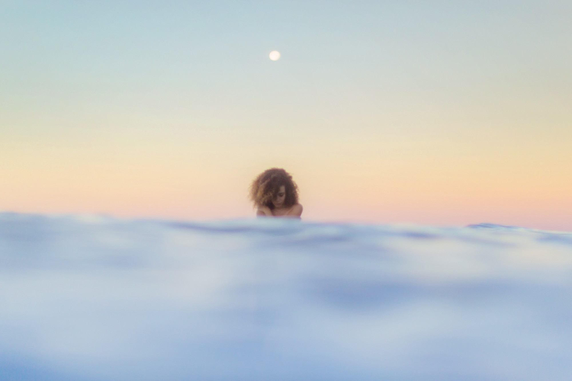 Elegant ocean boudoir portraits - Happen at just the right moment